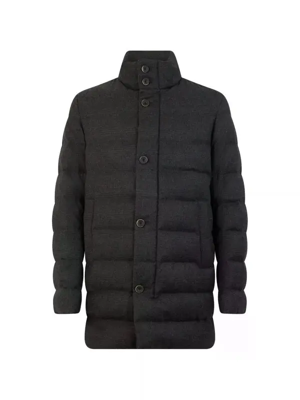Herno Padded High-neck Coat - Grey