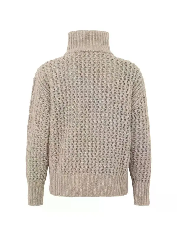 Herno Ribbed Zip-up Sweater