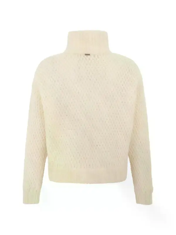 Herno Zip-up High-neck Cardigan
