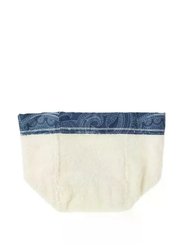 Etro Pegaso-embroidered Paisley-trim Basket And Towels Set - Neutrals