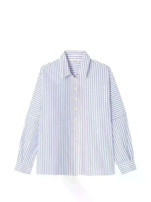 American Vintage Nurway Striped Poplin Shirt