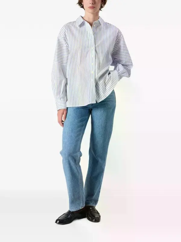 American Vintage Nurway Striped Poplin Shirt