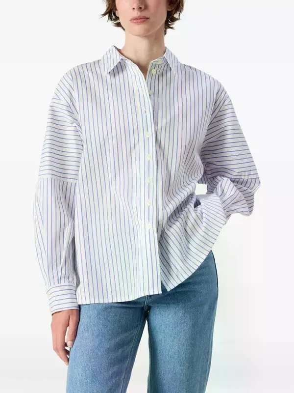 American Vintage Nurway Striped Poplin Shirt