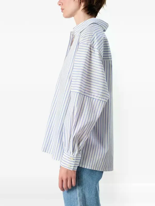 American Vintage Nurway Striped Poplin Shirt