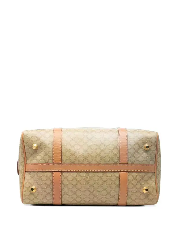 Celine Macadam Coated Canvas Boston Bag