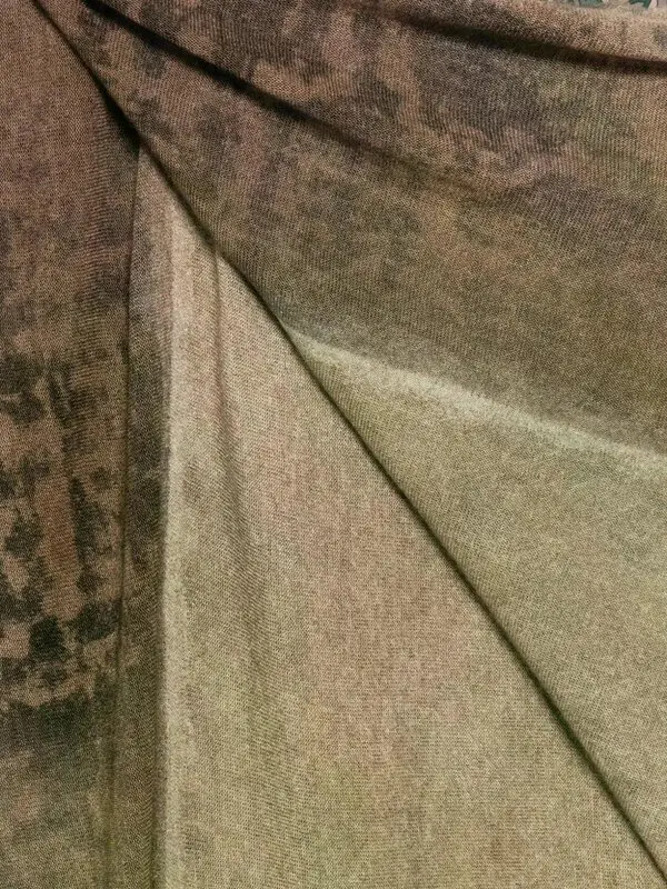 Avant Toi Paisley-print Frayed Scarf