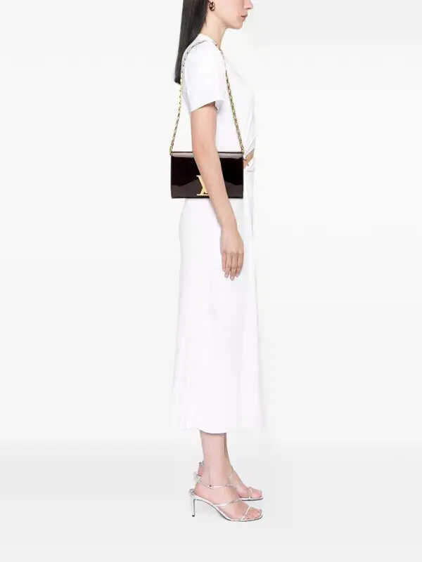 LOUIS VUITTON 2013 Vernis Louise Chain Mm Shoulder Bag
