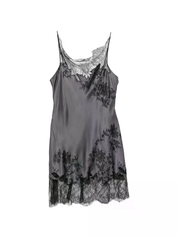 Carine Gilson Lace-trimmed Silk Nightdress