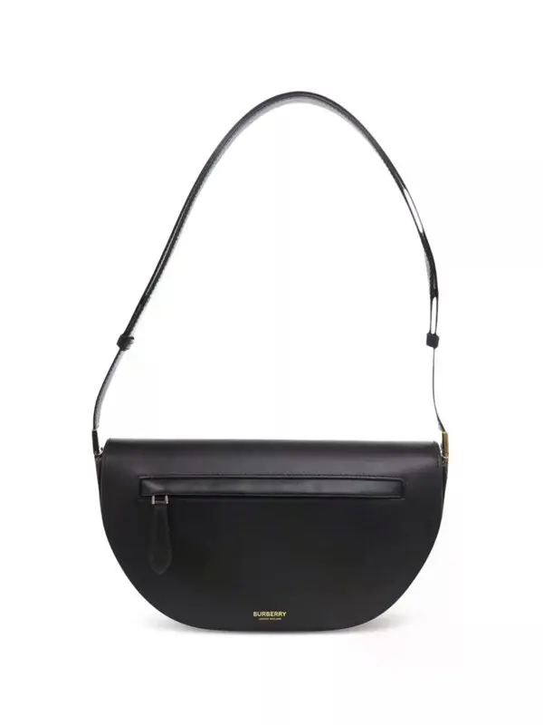 Burberry Small Leather Olympia Shoulder Bag - Black