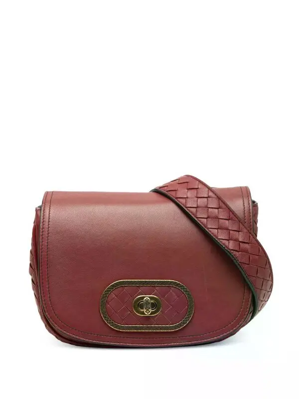 Bottega Veneta Luna Crossbody Bag - Red