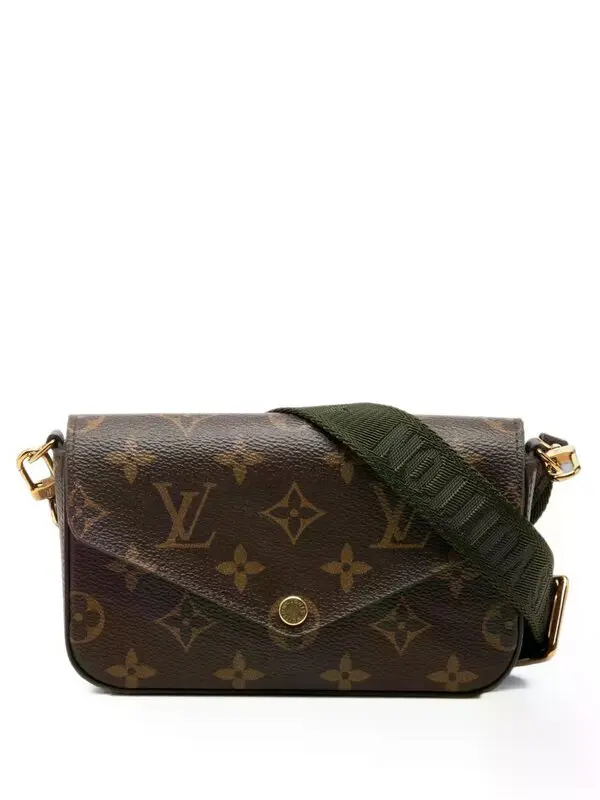 LOUIS VUITTON 2020 Monogram Felicie Strap And Go Crossbody Bag