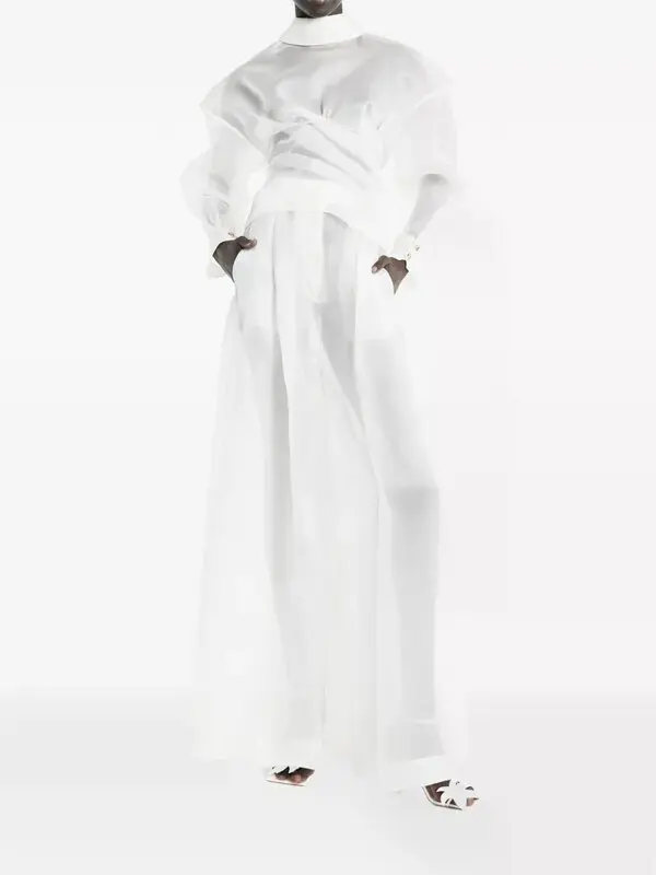 A.W.A.K.E. Mode Twisted Sheer Shirt