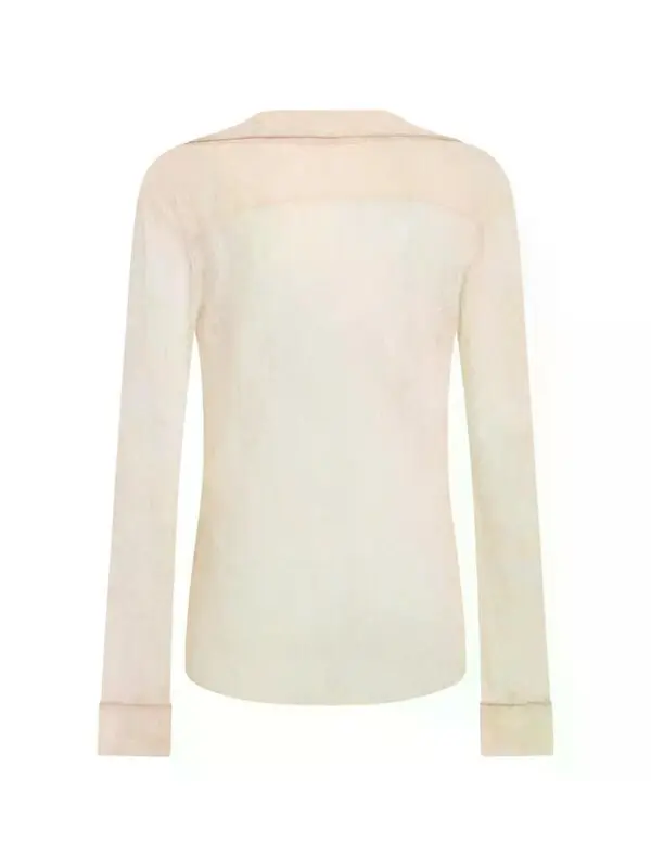 Philosophy Di Lorenzo Serafini Lace-patterned Long-sleeve Shirt