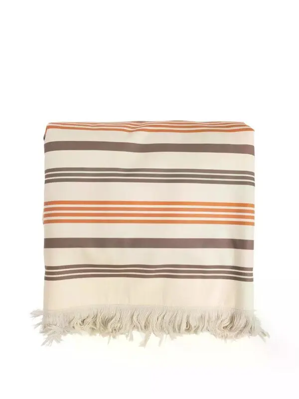 Etro Striped Paisley Beach Towel - Neutrals
