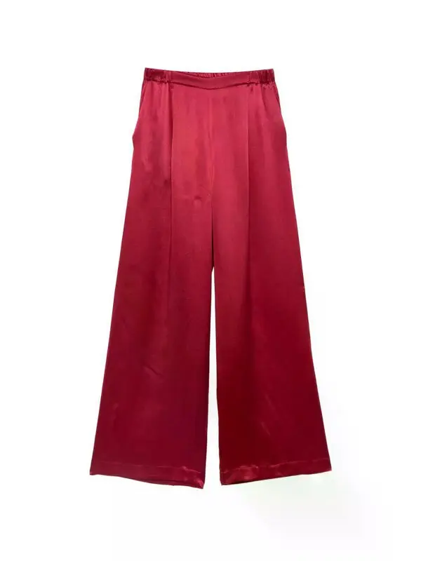 Carine Gilson Satin Silk Trousers