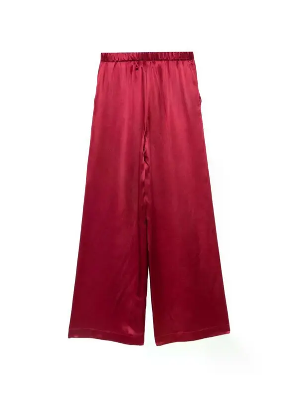 Carine Gilson Satin Silk Trousers
