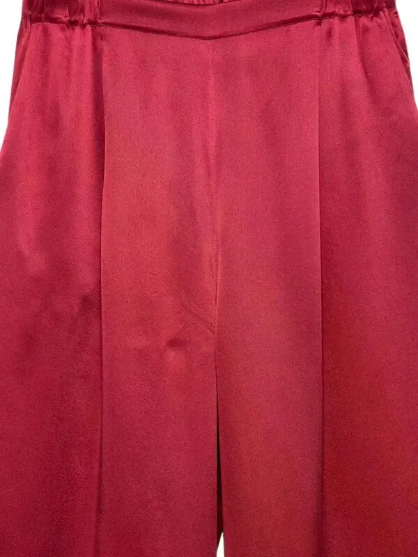 Carine Gilson Satin Silk Trousers