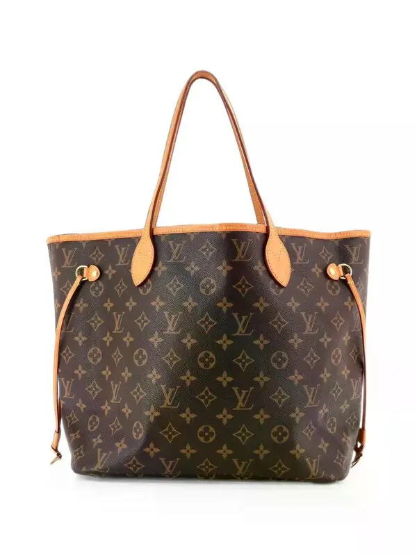 LOUIS VUITTON Neverfull Mm Monogram Canvas Tote Bag - Brown