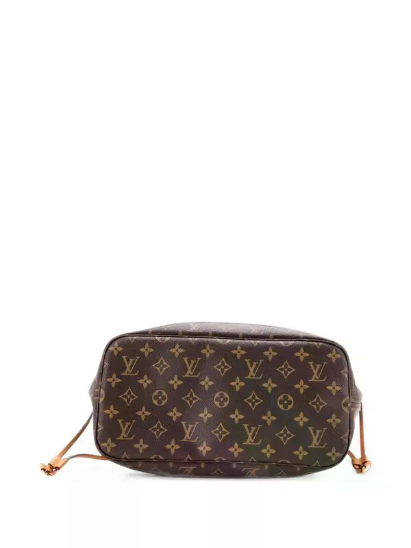 LOUIS VUITTON Neverfull Mm Monogram Canvas Tote Bag - Brown