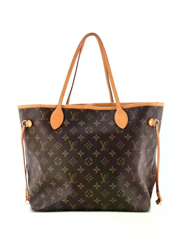 LOUIS VUITTON Neverfull Mm Monogram Canvas Tote Bag - Brown