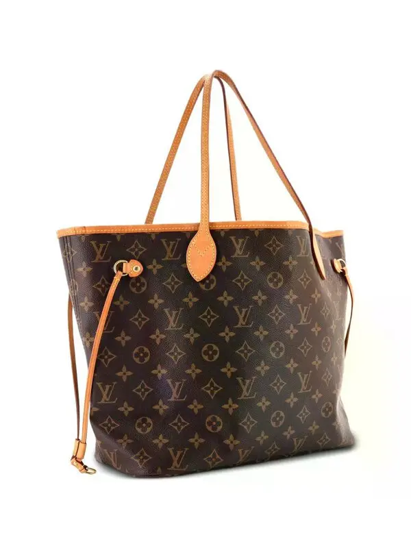 LOUIS VUITTON Neverfull Mm Monogram Canvas Tote Bag - Brown