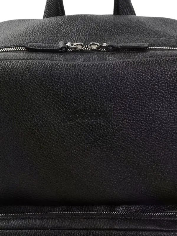 Brioni Grained Leather Backpack