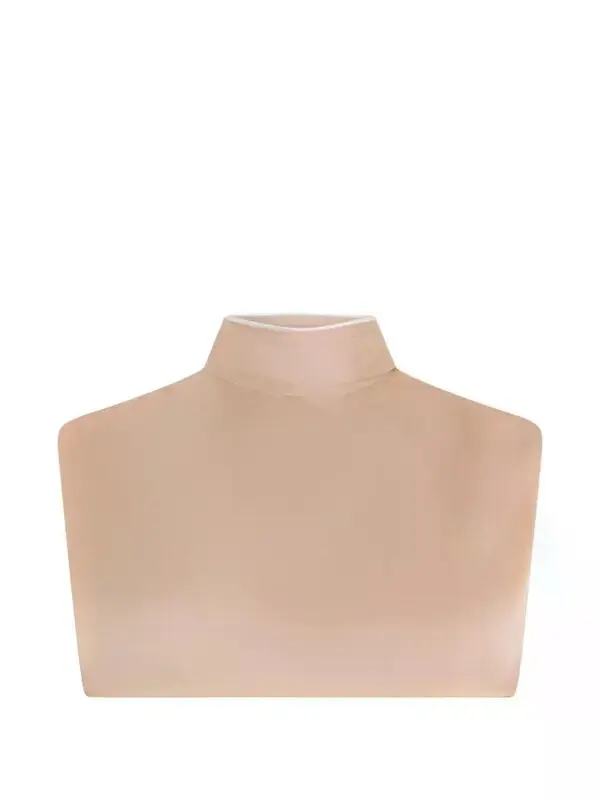 Philosophy Di Lorenzo Serafini Cropped Top With Bow Detail - Neutrals