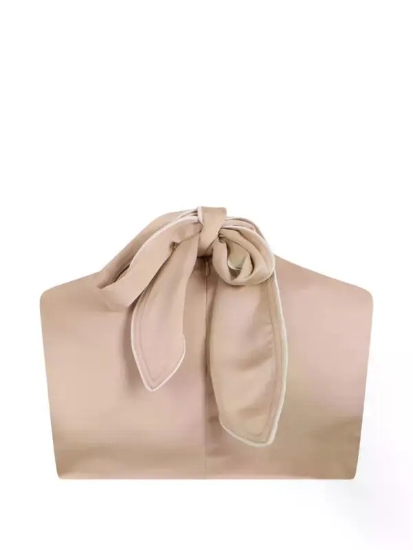 Philosophy Di Lorenzo Serafini Cropped Top With Bow Detail