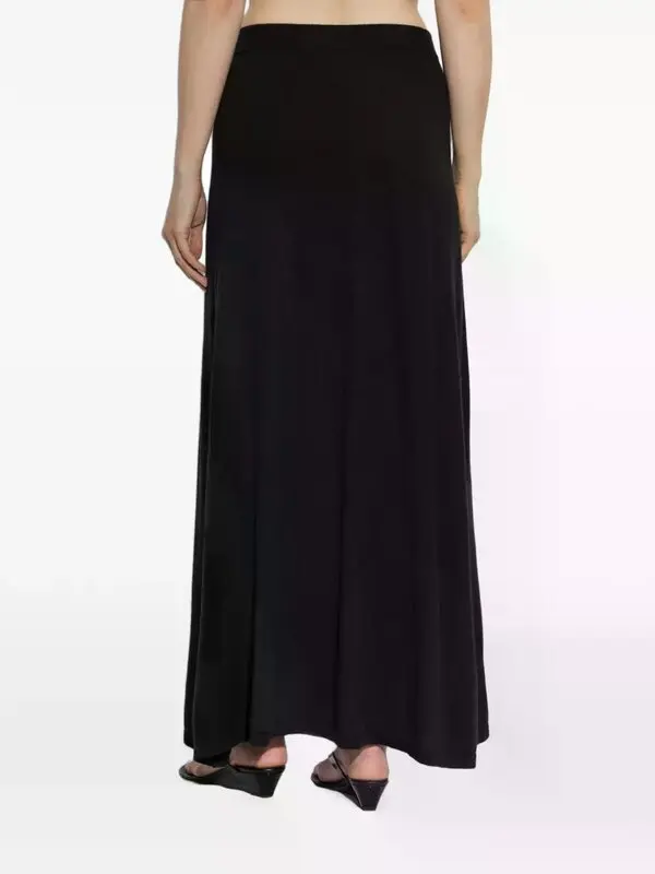 LISA YANG Adrienne Knitted Maxi Skirt - Black
