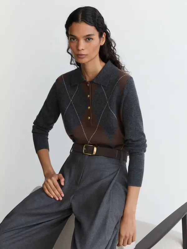 REISS Evie Suede Curved-buckle Belt - Grey