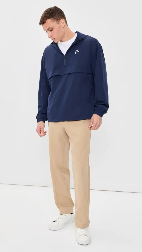 MALBON Ridge Anorak Jacket With Embroidered Logo