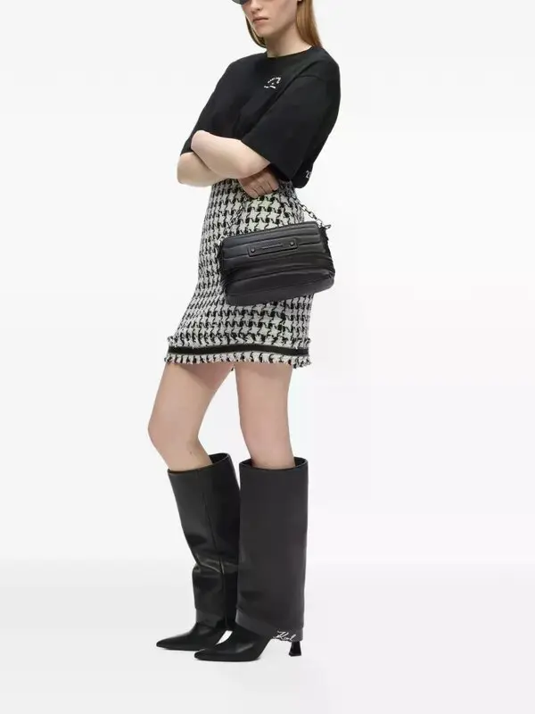 Karl Lagerfeld K/essential Plie Flap Crossbody Bag