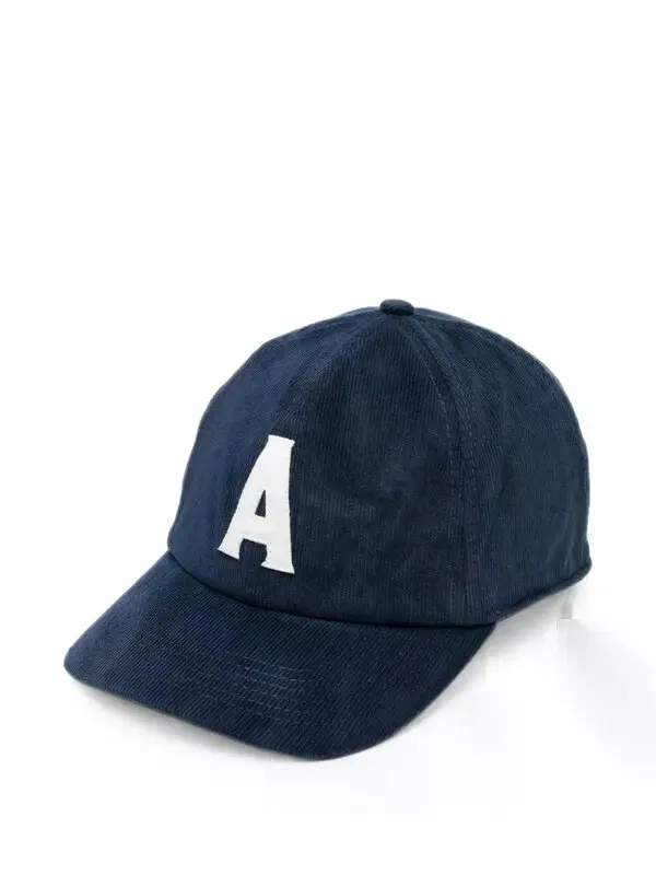 AUTRY Logo Embroidered Corduroy Baseball Cap