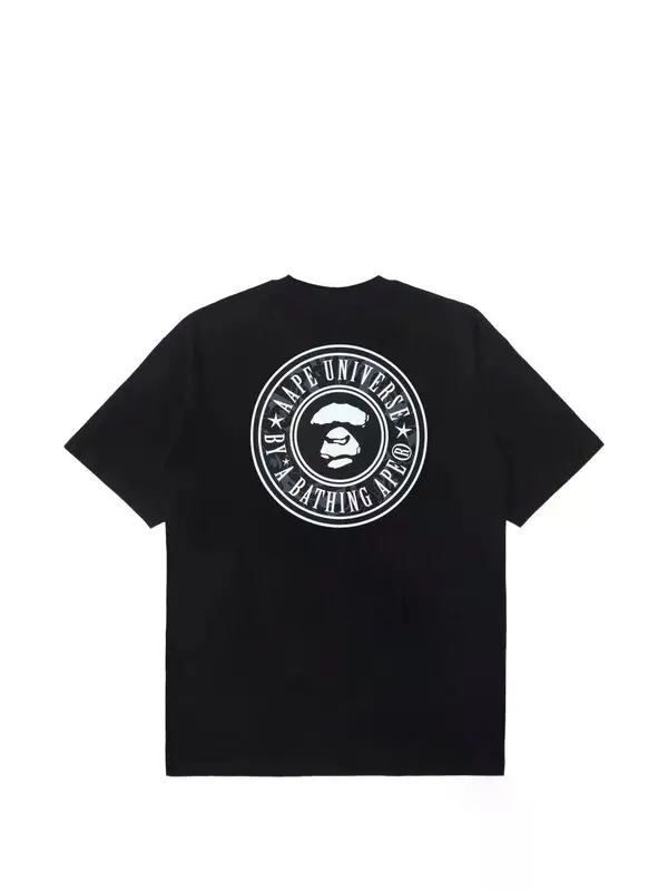 AAPE BY *A BATHING APE Moonface Logo-print T-shirt