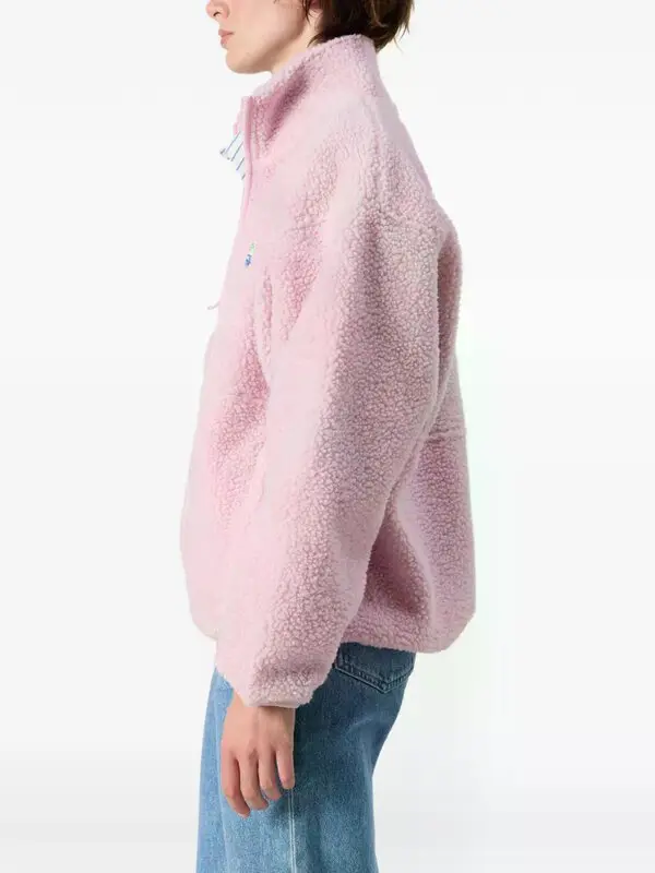 American Vintage Shearling-effect Jacket - Pink