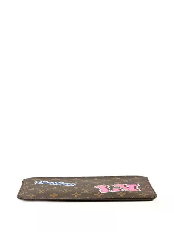 LOUIS VUITTON 2018 Monogram Patches Neverfull Mm Pouch