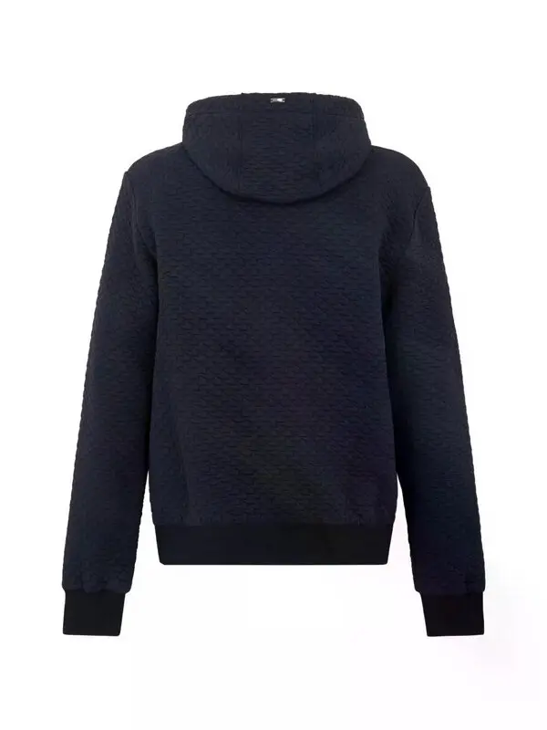 Herno Textured Zip-up Hoodie