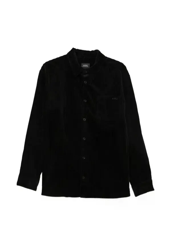 A.p.c. Corduroy Chest-pocket Shirt
