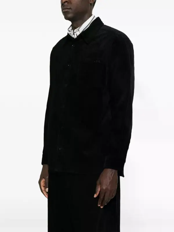 A.p.c. Corduroy Chest-pocket Shirt