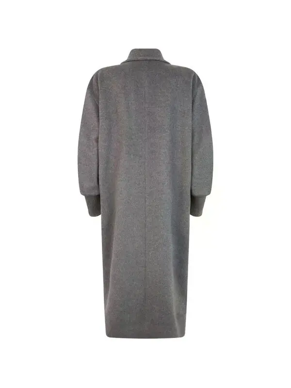 Herno Puffed-sleeve Cashmere Coat