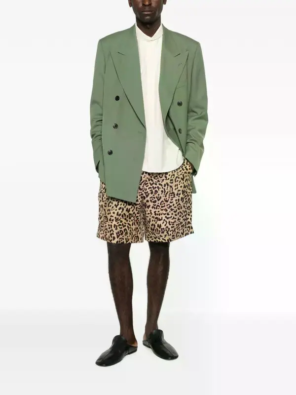 Valentino Garavani Leopard-print Shorts