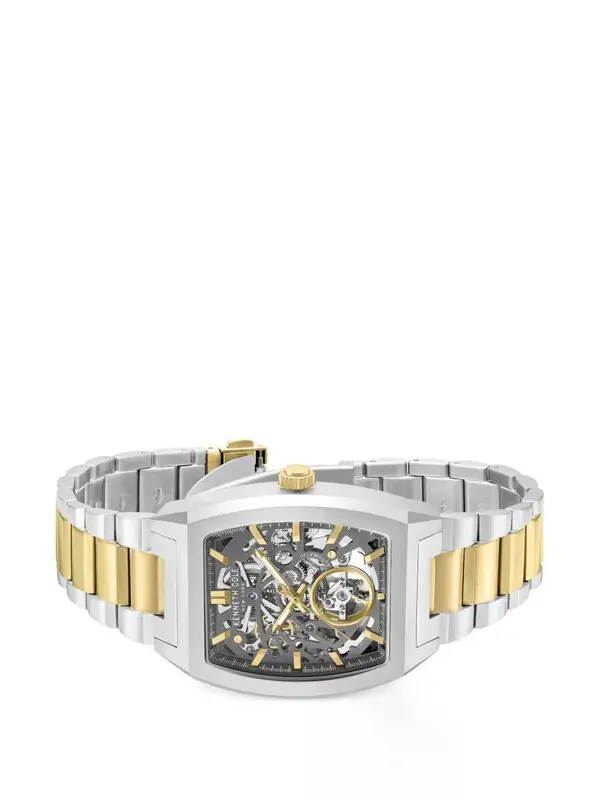 KENNETH COLE Skeleton Dial Tonneau Face 40mm Watch