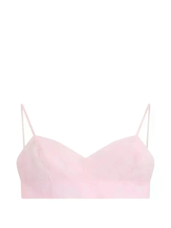 Philosophy Di Lorenzo Serafini Cropped Spaghetti Strap Top