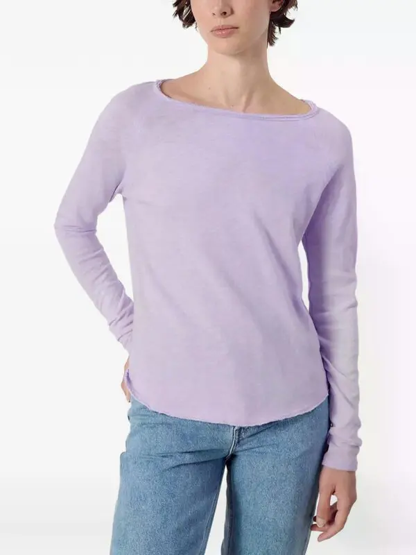 American Vintage Sonoma Long-sleeved T-shirt - Purple