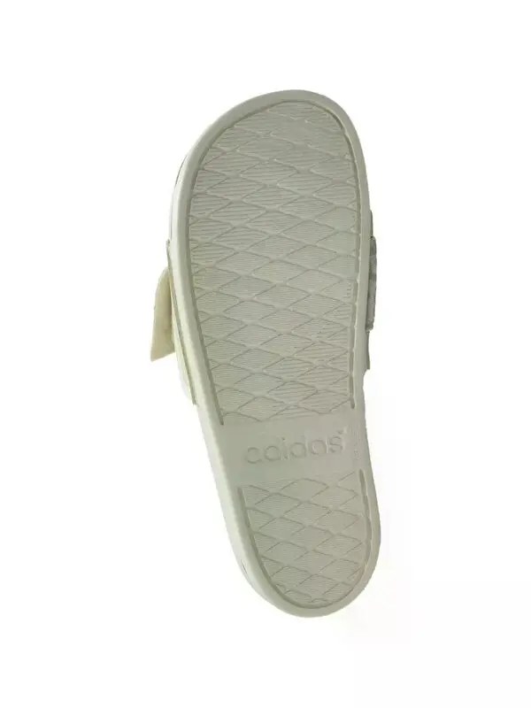 Adidas By Stella McCartney Leopard-print Touch-strap Sandals - Neutrals
