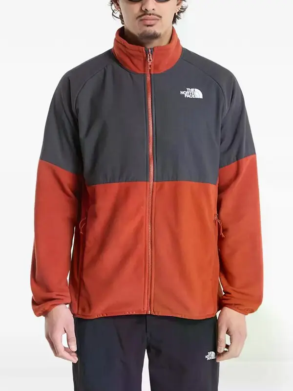 The North Face Logo-print Zip-up Jacket - Orange