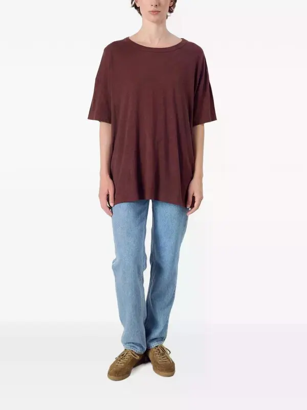 American Vintage Jacksonville Slubbed T-shirt - Red