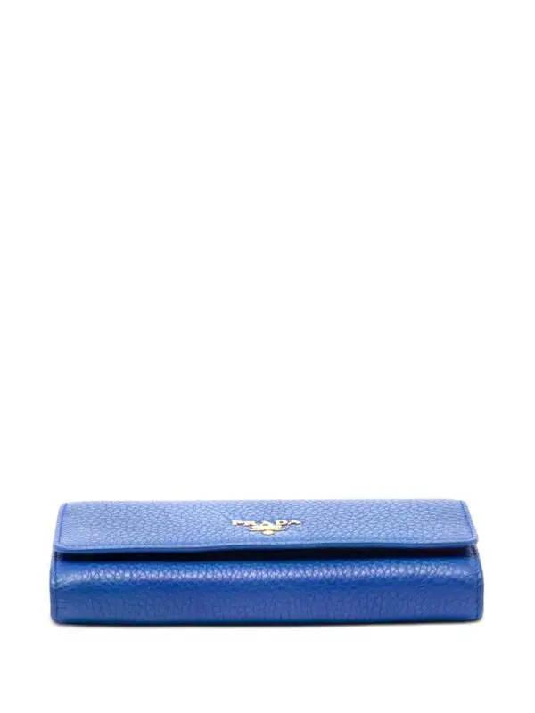 Prada Vitello Daino Wallet On Strap Crossbody Bag