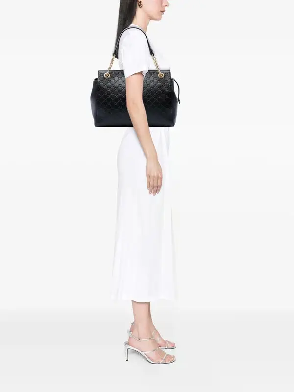 Gucci 2016-2026 Medium Guccissima Soft Signature Tote Bag