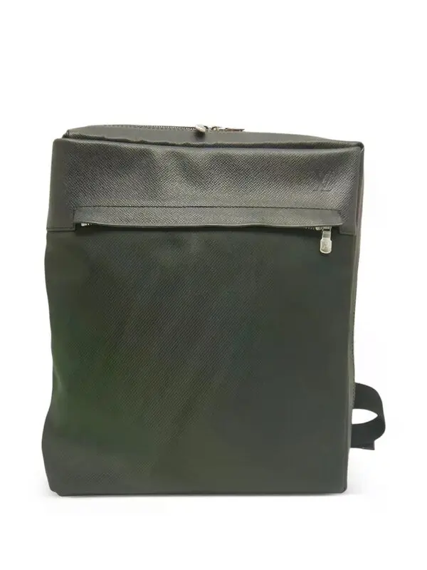 LOUIS VUITTON 2003 Bicolor Taiga And Canvas Beluga Crossbody Bag - Grey